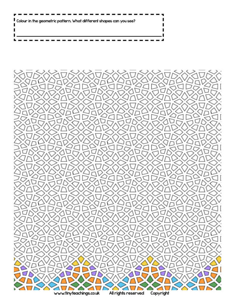 Islamic Art Children’s Activity Book I Printable - TINY TEACHINGS